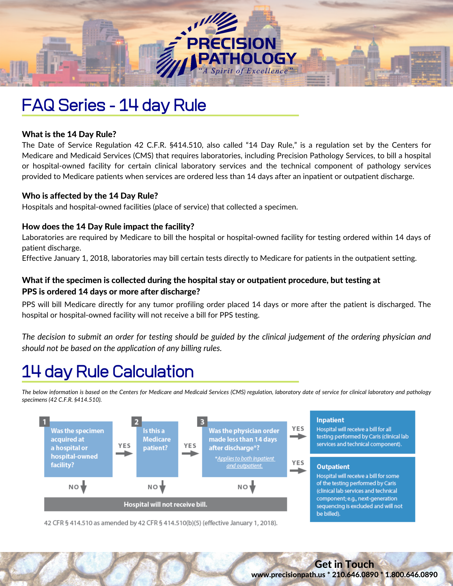 Facility Invoicing - Precision Pathology